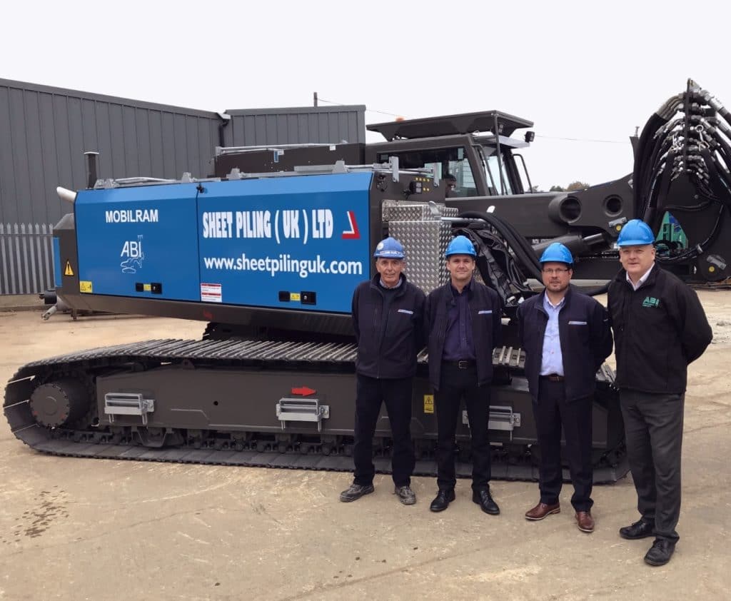 One Year On: UK's First Long Reach Piling Rig • ABI Equipment Ltd
